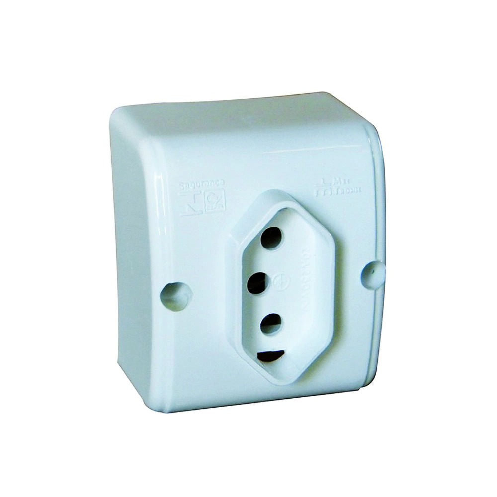 Tomada Externa 20A Simples Mectronic – Equipar Ferramentas
